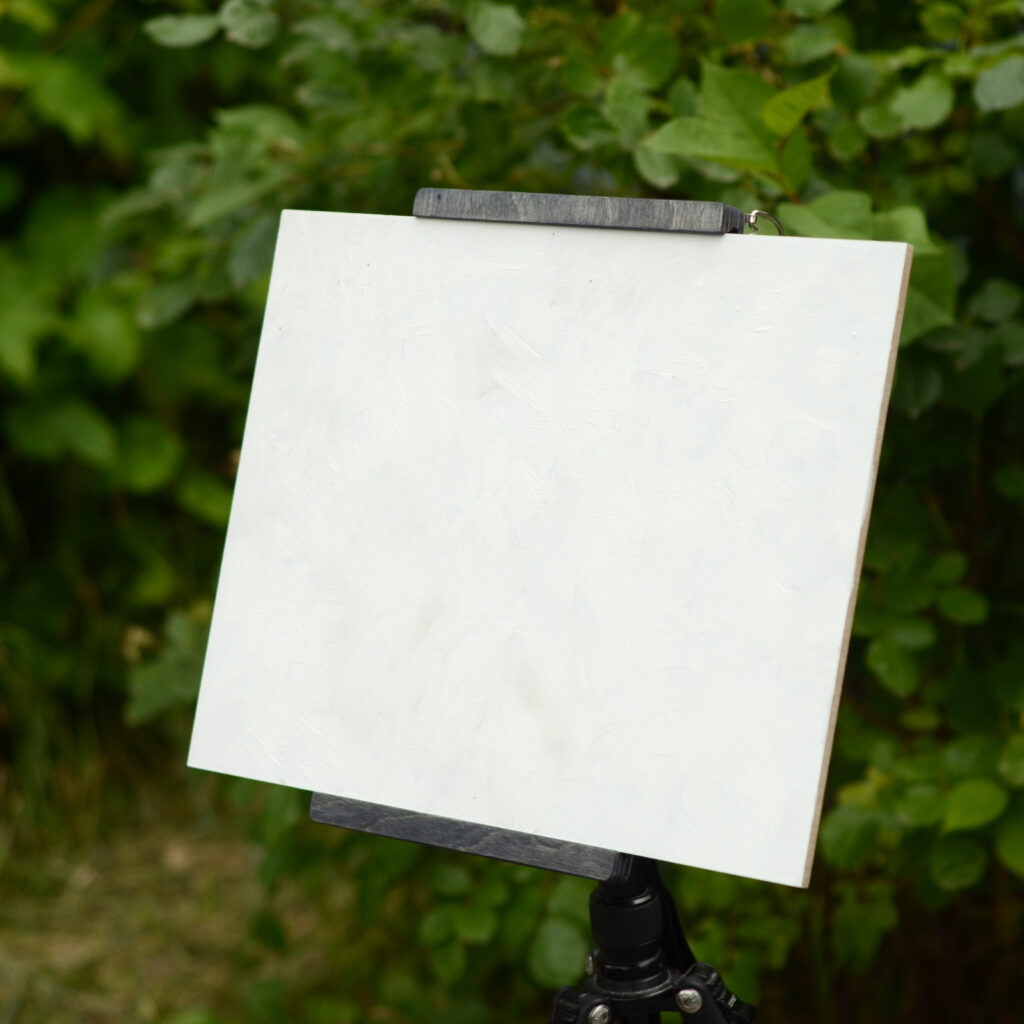 Tripod easel and wet panel carrier - Martletpochades